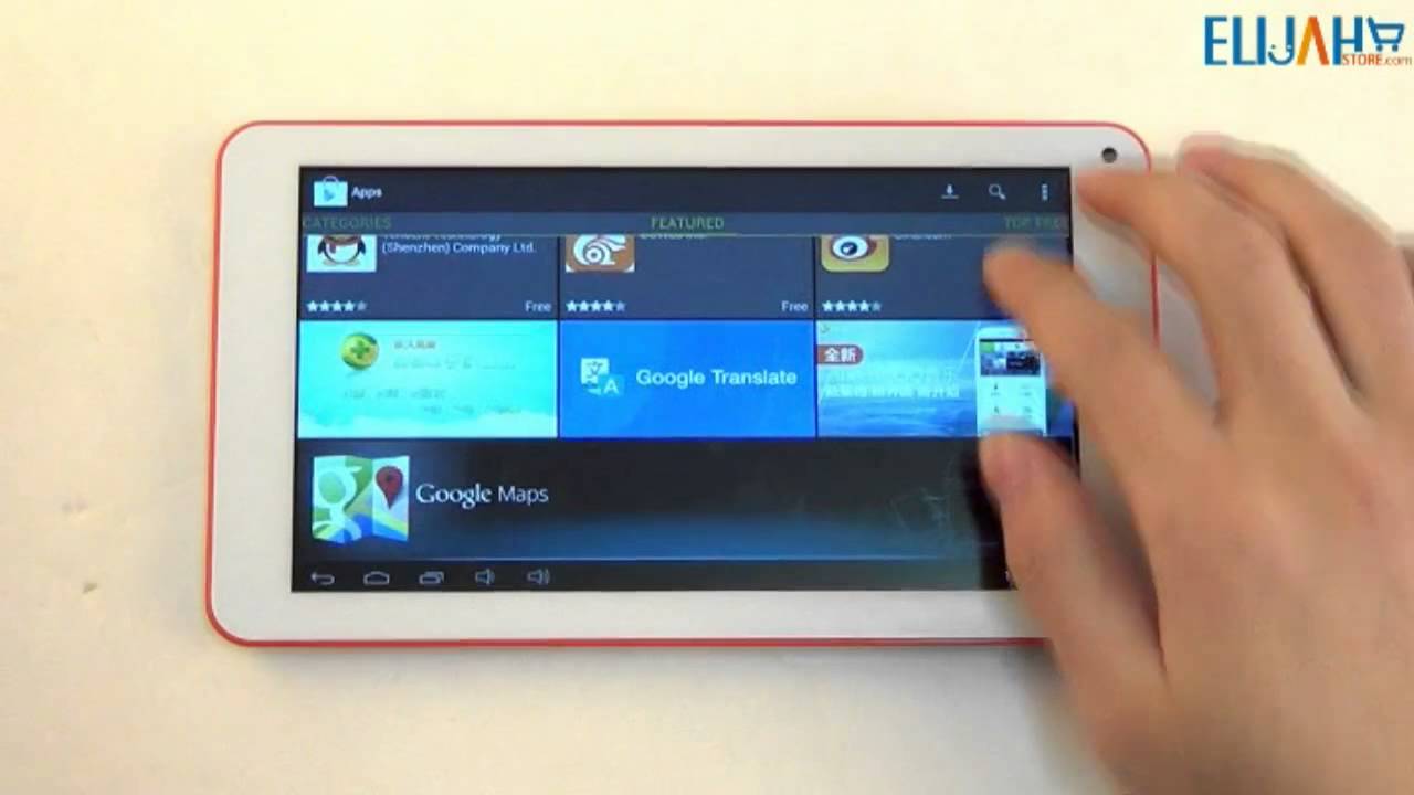 FNF iFive 100 RK3026 Dual Core Tablet PC 7'' IPS Capacitive Screen 8GB ...