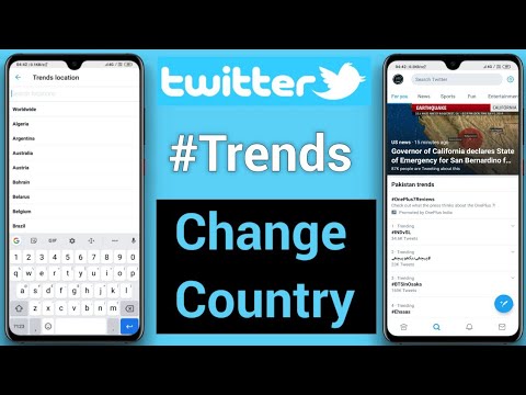 How To Change Trends Location On Twitter 2019 | Trends Country Location ...