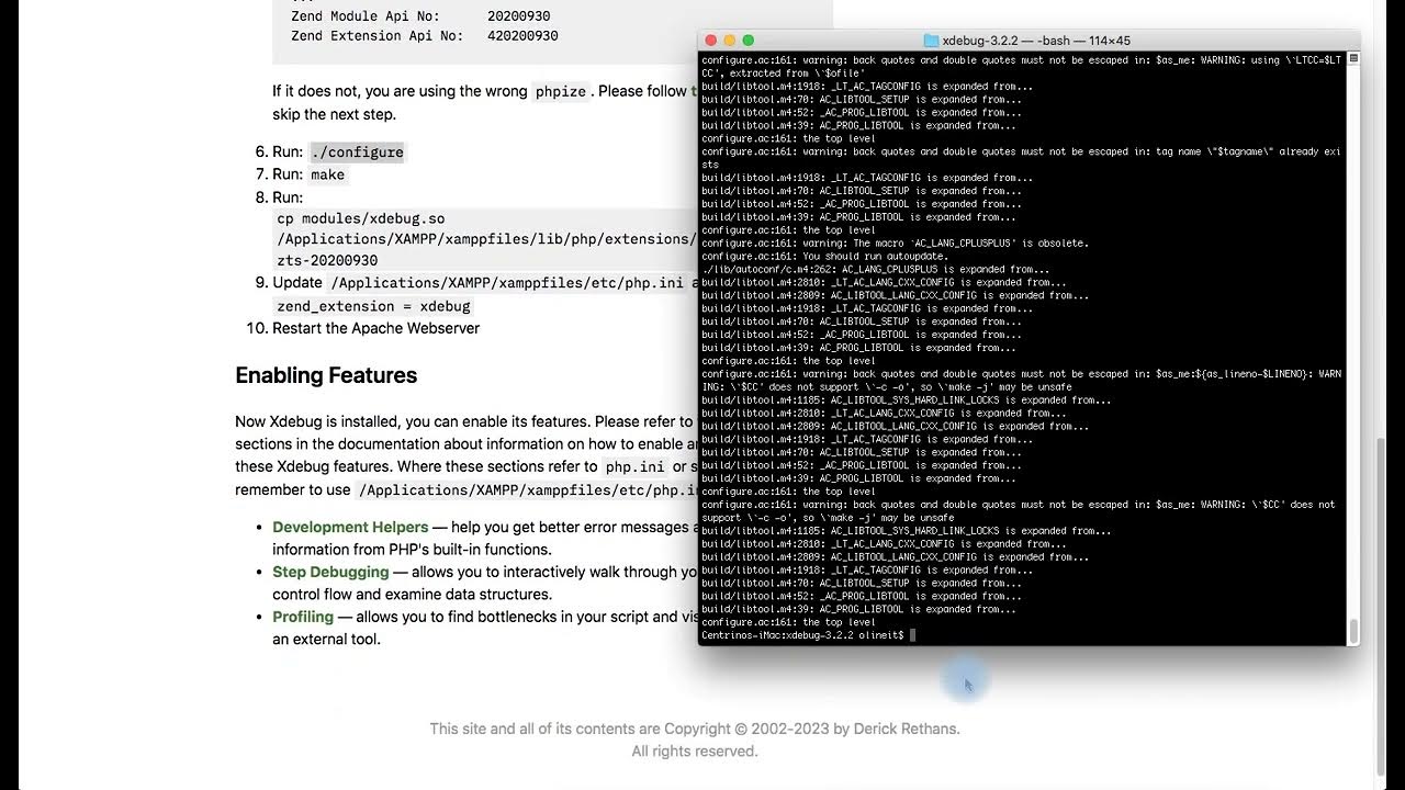 How To Configure Xdebug In Mac With Xampp Youtube