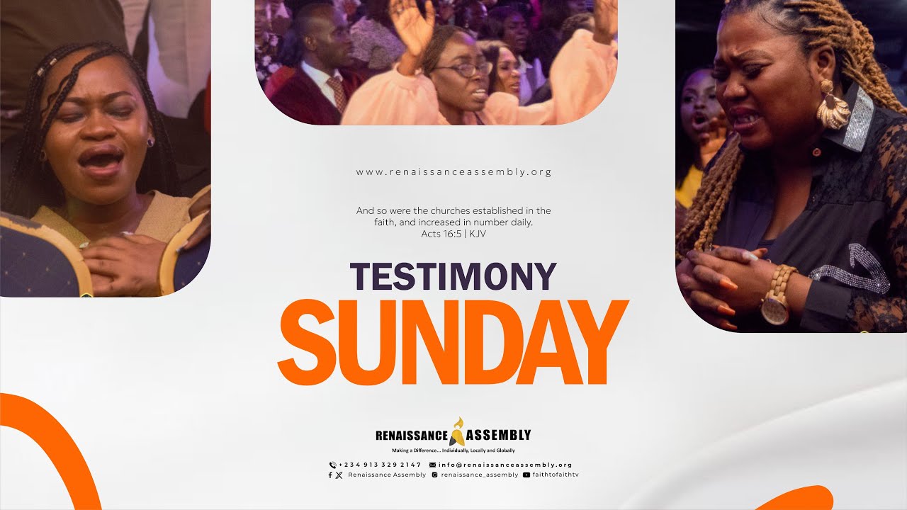 Testimony Sunday - SUNDAY 6TH OCTOBER 2024 (1ST SERVICE) - YouTube