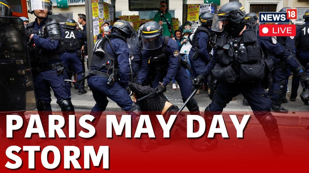 Paris May Day Protest LIVE | France Shows Its Anger On May Day Ahead Of ...