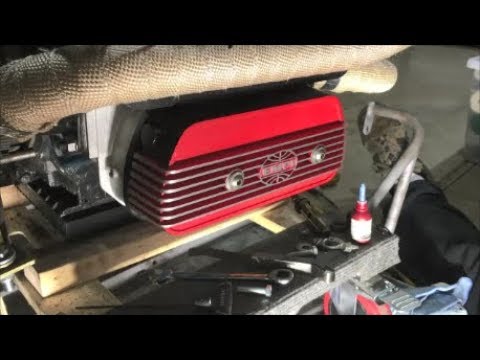 Adjusting the valves and installing Empi valve covers on a VW bug - YouTube