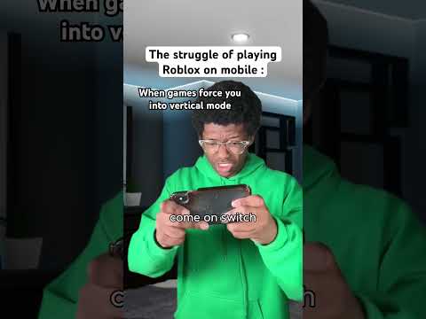 The struggle of playing Roblox on mobile