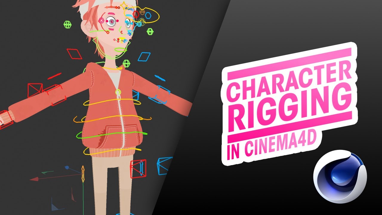 C4D : character rigging tutorial - YouTube