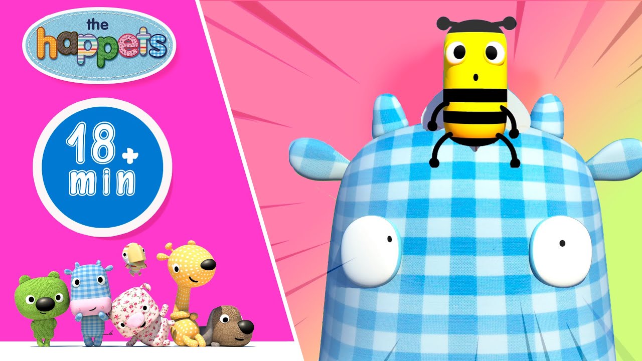 The Happets 🐝🐝🐝 | The Bee | Episode 5-6-7 | 🐝🐝🐝 Cartoons For Kids - YouTube
