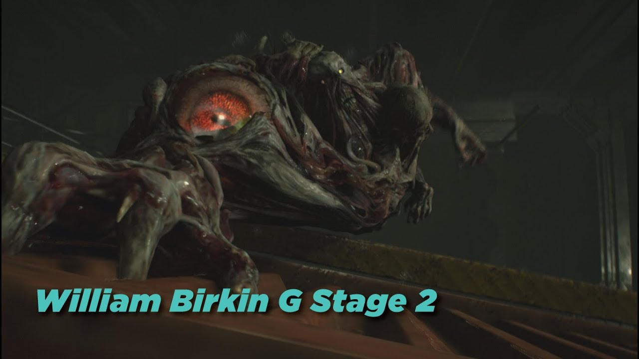 Resident Evil 2 Remake || William Birkin G Stage 2 - (No Damage) - YouTube
