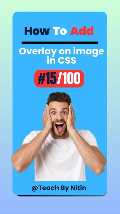 #15/100 Tricks: How To Add. . Overlay #shorts #htmlcss #webdevelopment #css #coding # ...