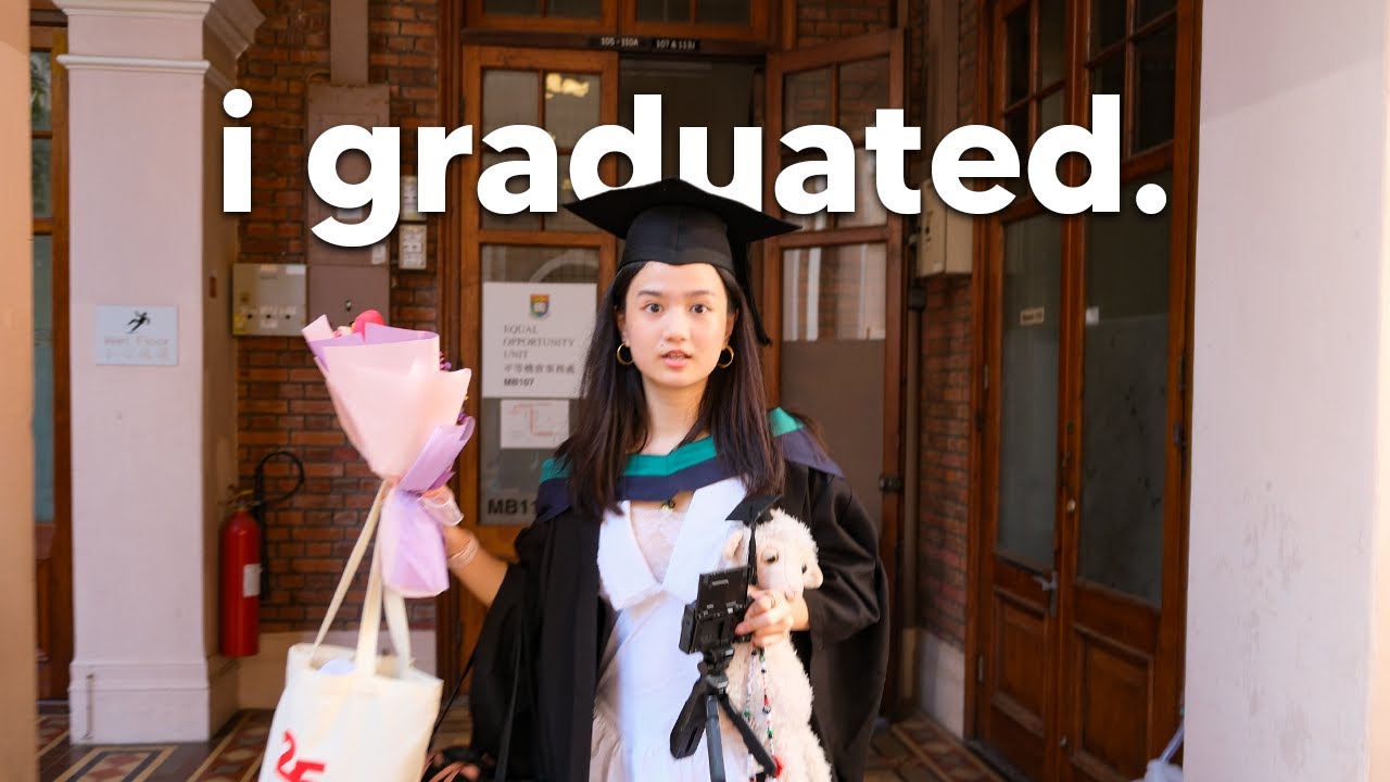 hong kong diaries🇭🇰: hku grad photoshoot🎓, thrifting, postgrad life ...