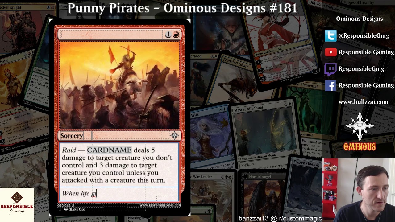 Punny Pirates - Ominous Designs #181 - YouTube