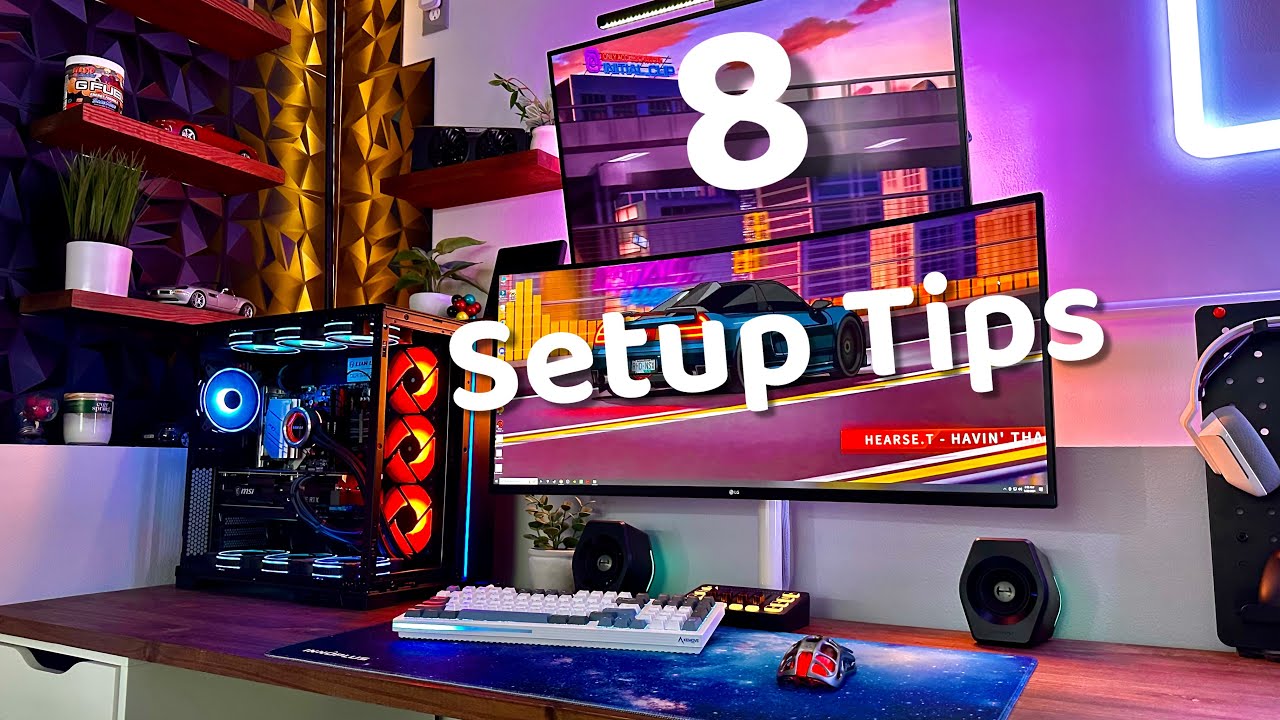 8 Tips To Start Or Improve Your Dream Gaming/Desk Setup! - YouTube