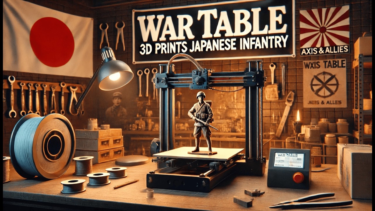 3D Printing Japanese Infantry - YouTube