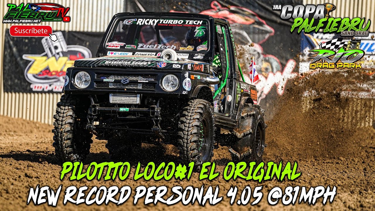 Pilotito Loco#1 El Original New record personal 4.05 @81mph Turbo Calle ...