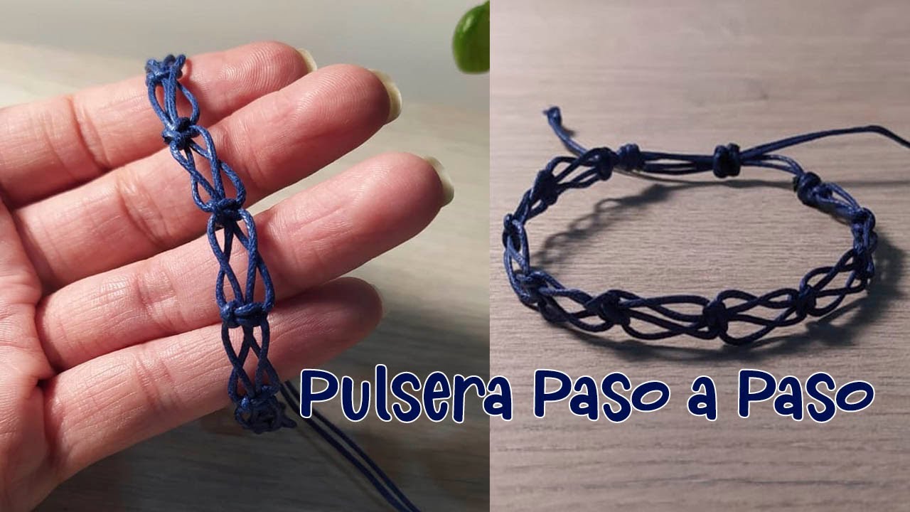¡HAZLA TU MISMO! Pulsera a Macrame MUY FÁCIL - paso a paso - YouTube