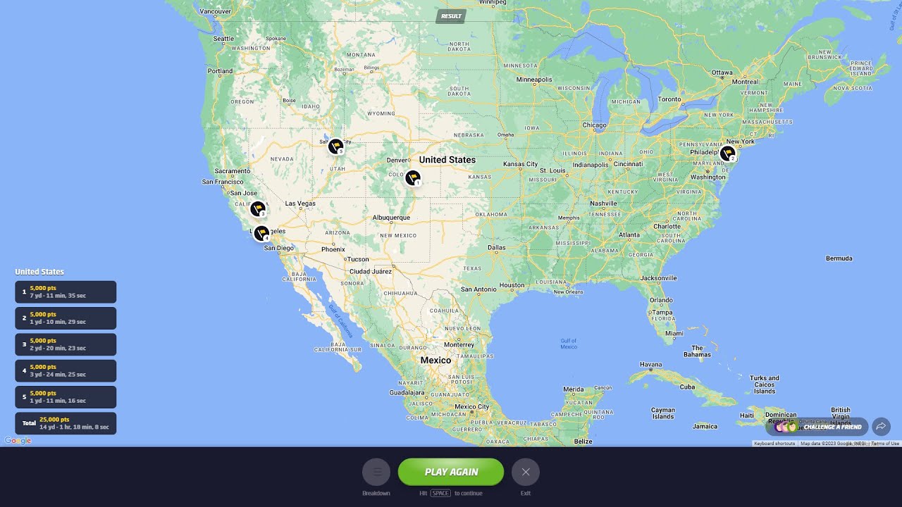 geoguessr 25k perfect score usa - YouTube