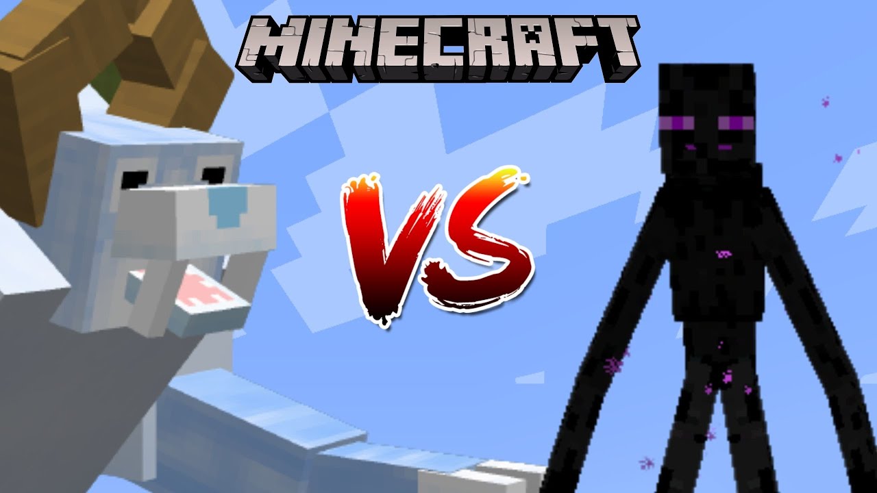 Snow Beast VS Mutant Enderman | Minecraft Mobs Battle - YouTube