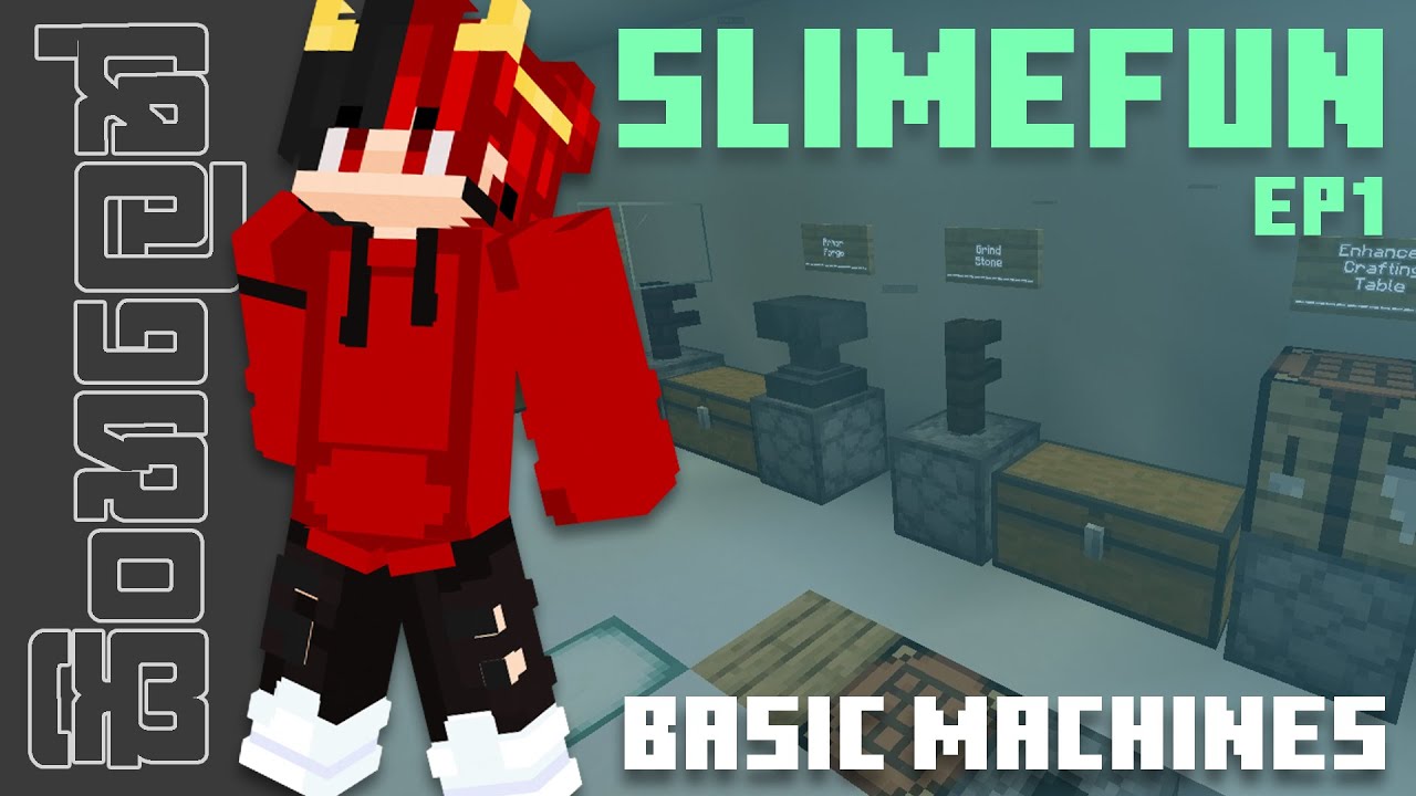 Minecraft | SlimeFun Sinhala Tutorial | Basic Machines • අමාරුයි කියල හිතන් ඉන්න අයට 🍃 - YouTube
