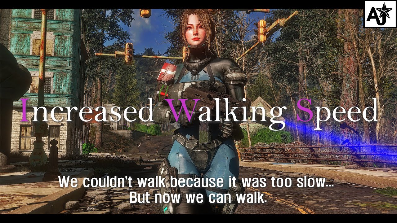 8K I FALLOUT4 MOD I Increased Walking Speed - YouTube