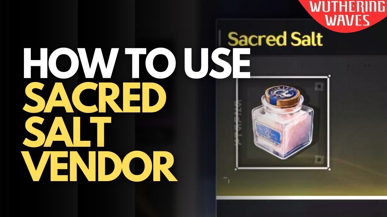How to use Sacred Salt Vendor Location Wuthering Waves 2.5 - YouTube
