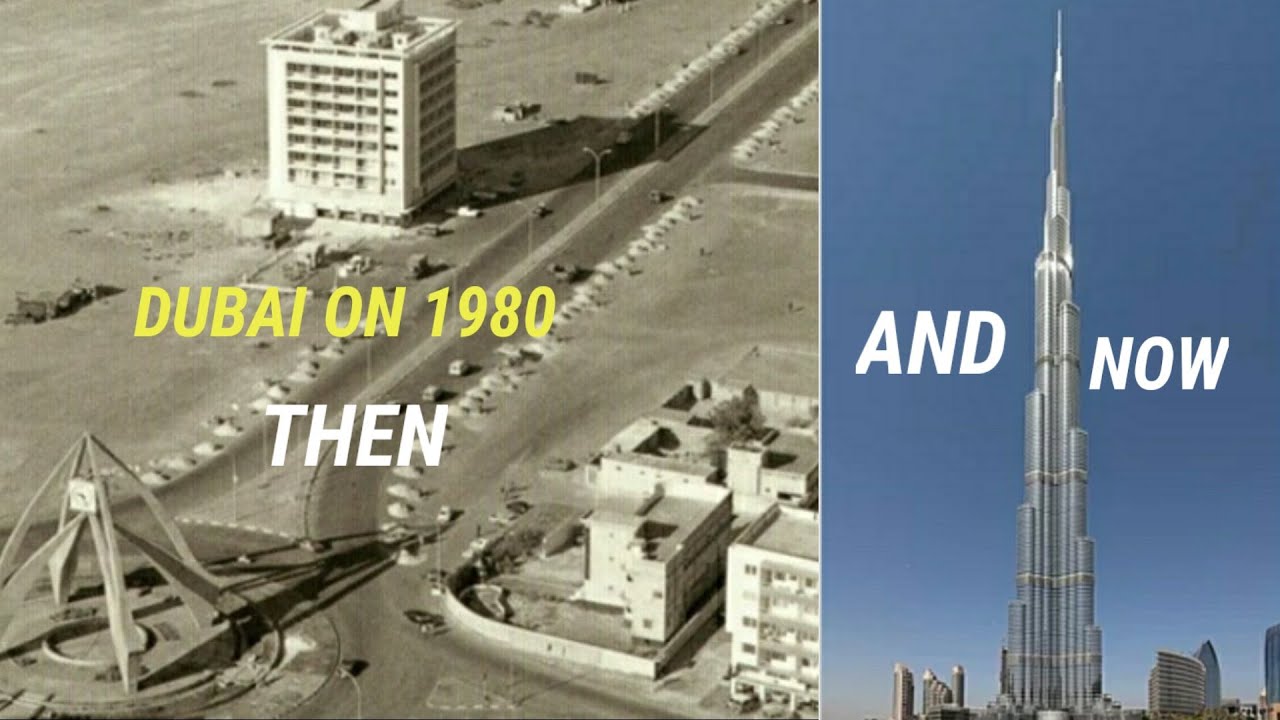 Dubai on 1980 vs 2022 || Old Dubai vs new Dubai - YouTube