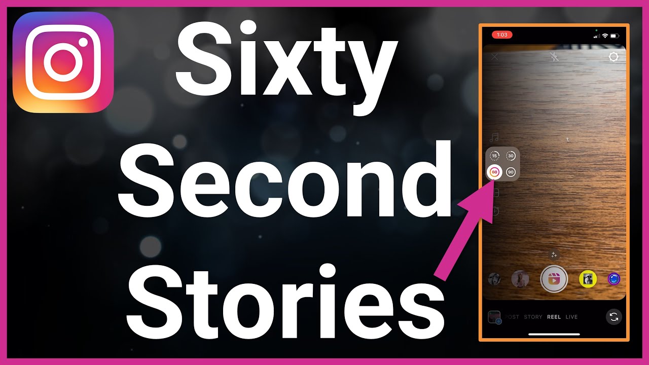 How To Make Instagram Story 60 Seconds - YouTube