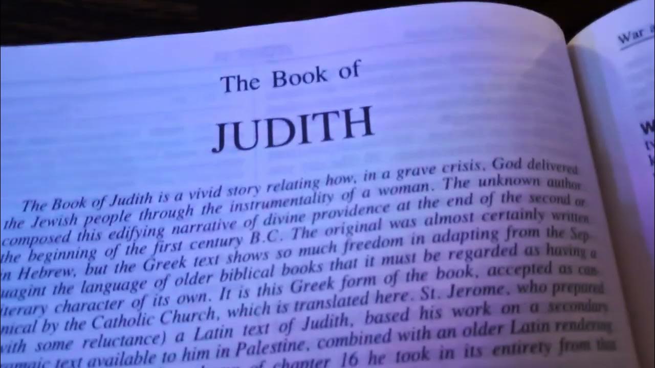 Book of Judith, Chapter One. Nebuchadnezzar and the Ultimatum to the ...