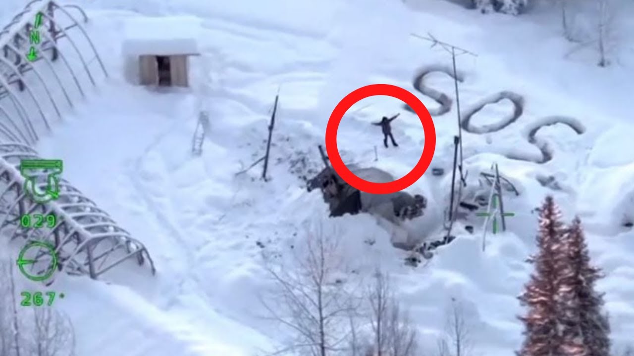Stranded In The Freezing Alaskan Wilderness, A Clue In The Snow Cracks ...