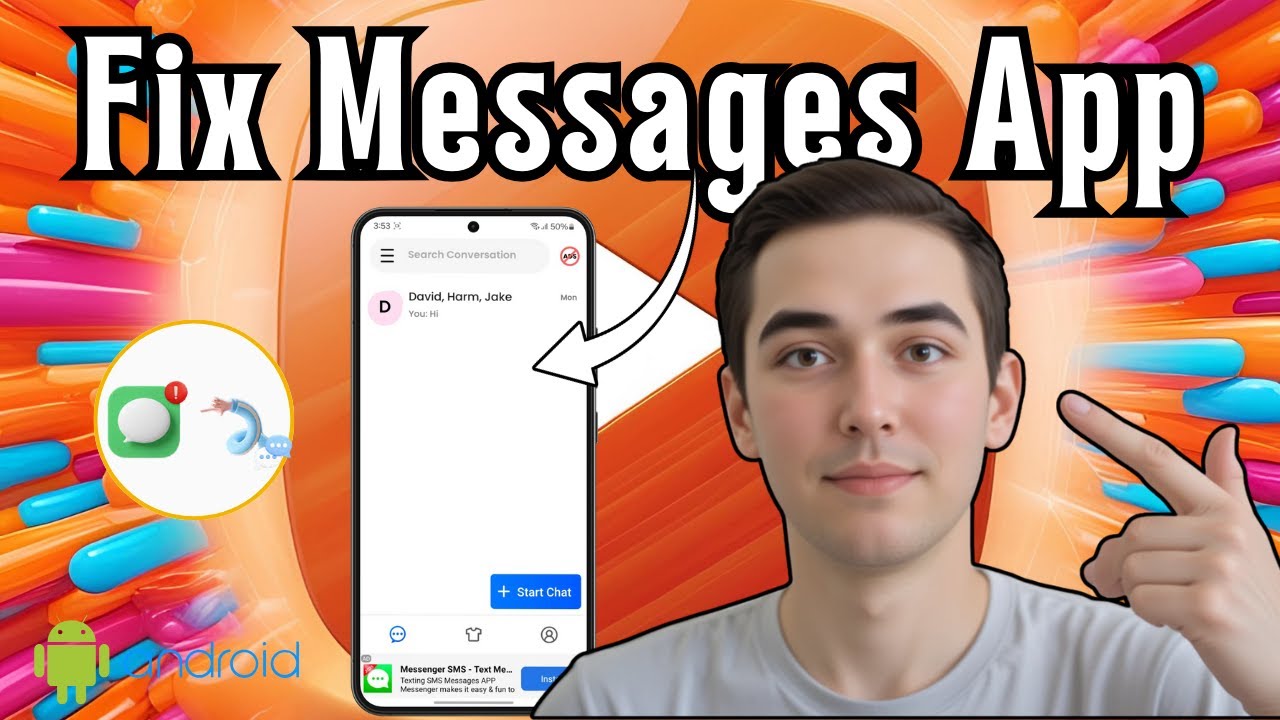 How To Fix Messages App Crashes On Galaxy A15 - Detailed Tutorial - YouTube