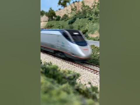 Amtrak Acela Express on the Waco sub #funrun #modeltrains #texas #hoscale #samra #dcc #fun # ...
