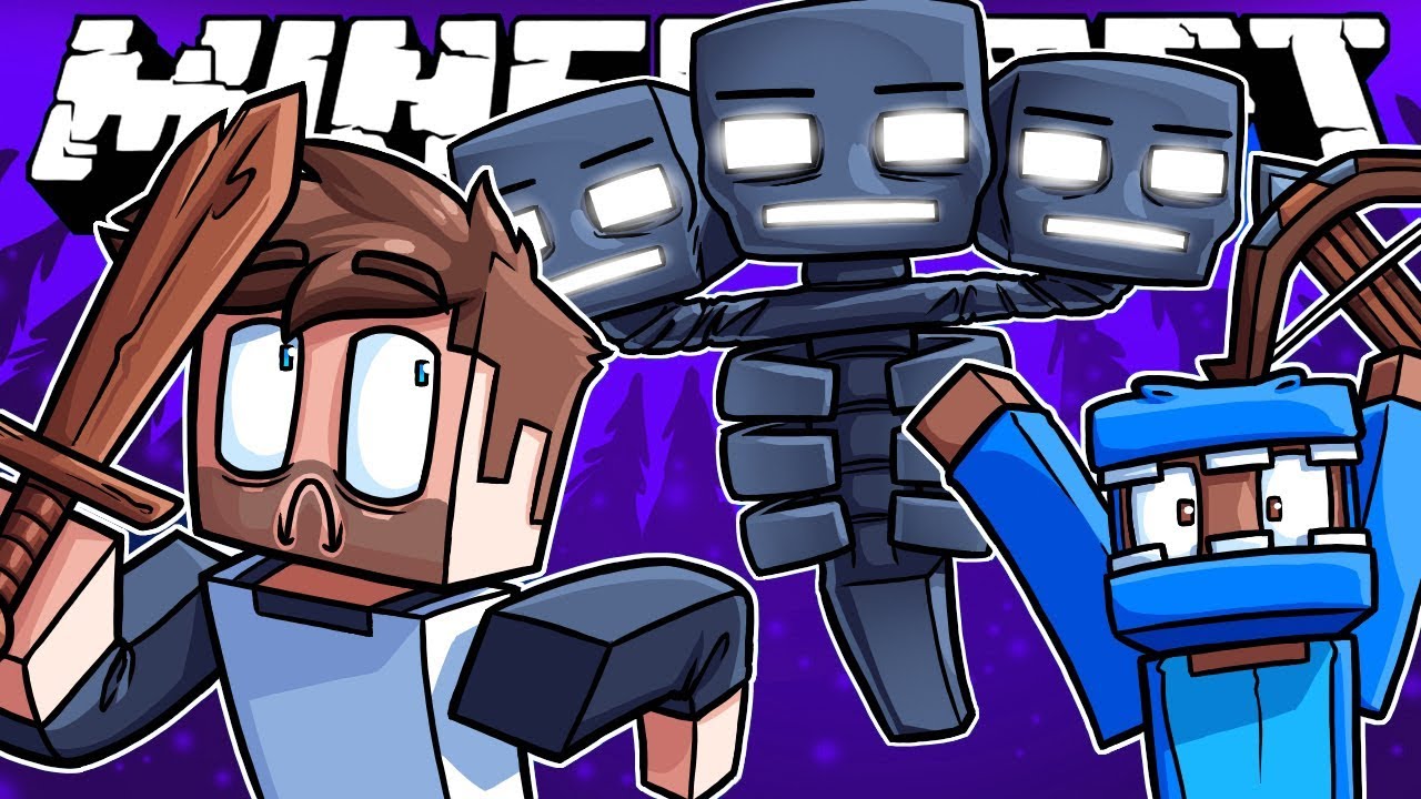Spawning the WITHER was our BIGGEST mistake YET!! - Minecraft Funny ...