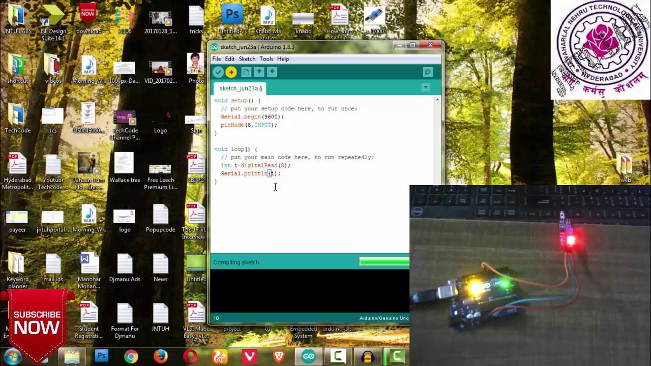 Live Demonstration and Circut Diagram of IR (Infrared Radiation) Sensor ...