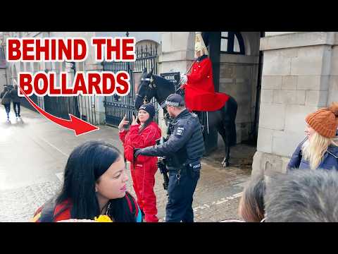 TikTok Dance FAIL! Police STOP Girl Dancing in Front of the Guard 🐴💂