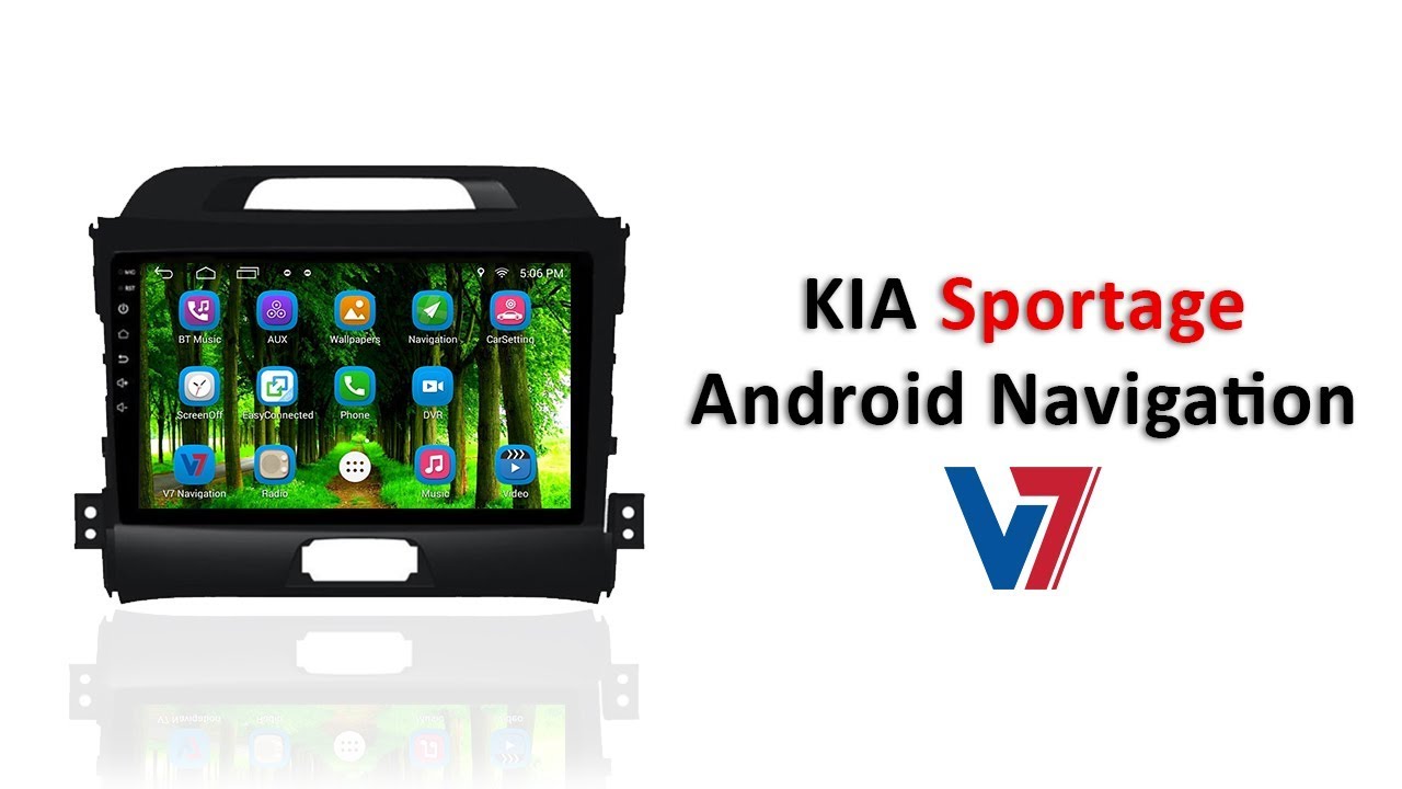KIA Sportage Android V7 Navigation | DVD Player | Car LCD Panel |Touch ...
