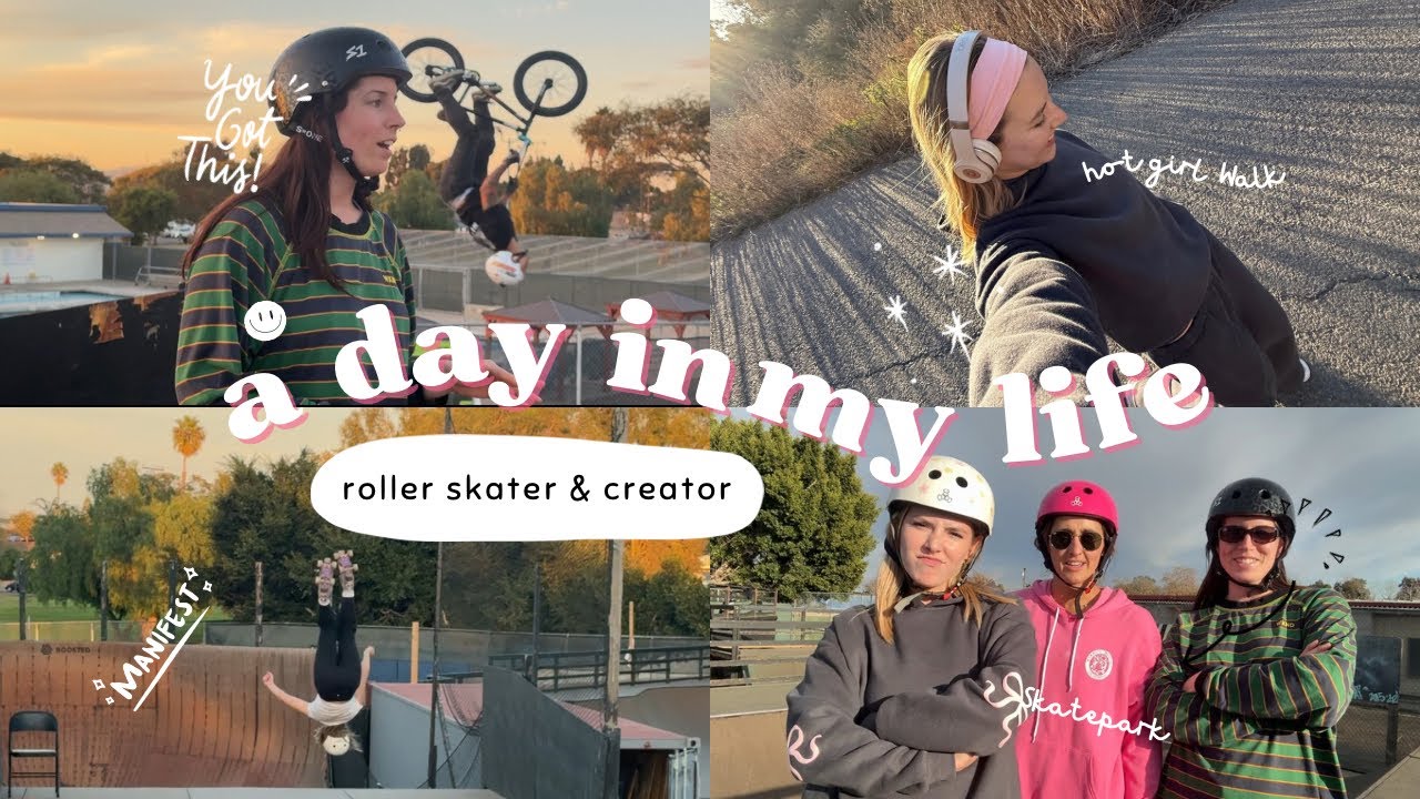 Day in my life - roller skater & content creator! 🛼 - YouTube