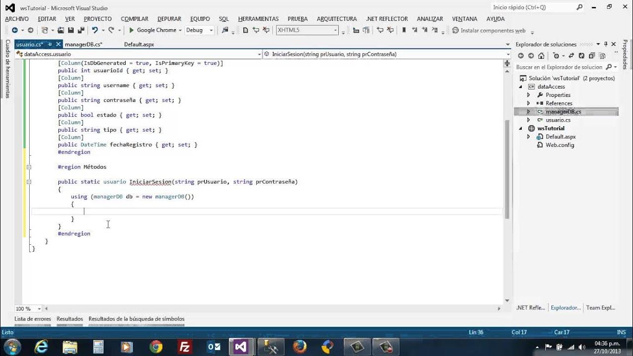 ¿Como Empezar a Programar? ASP.NET C# Login con LINQ - YouTube