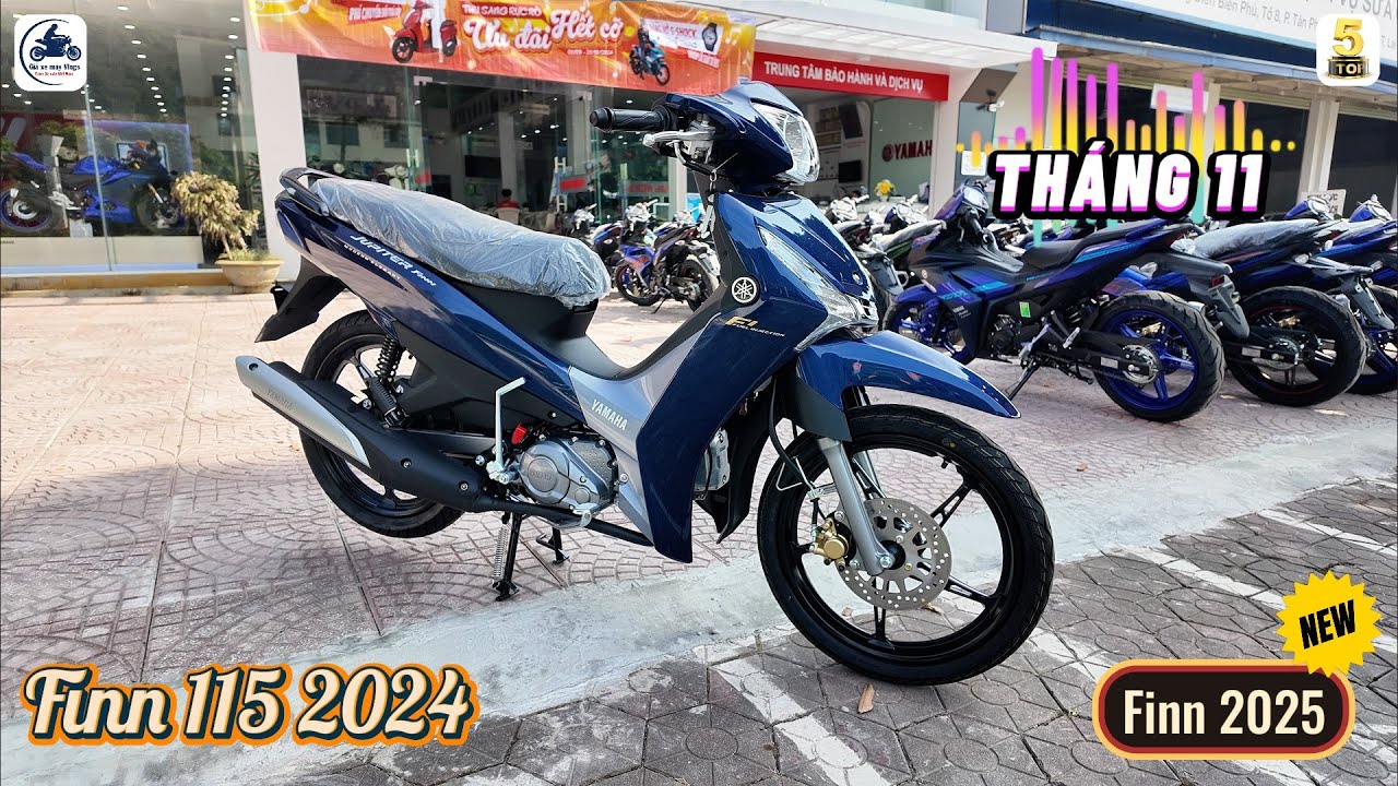 Jupiter Finn 115 FI 2024 XANH DƯƠNG ĐẬM có gì HOT..? - YouTube