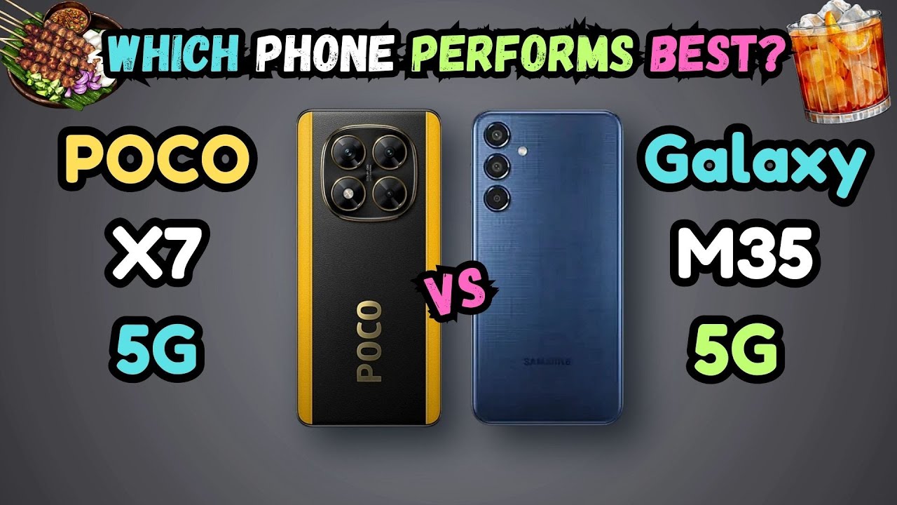 POCO X7 Vs Samsung Galaxy M35 | 2 Budget Phone with Premium Features ...