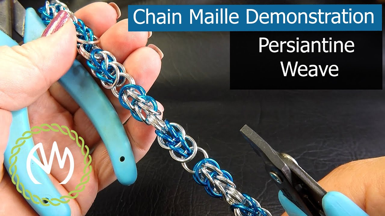 Chain Maille Tutorial - Persiantine Weave - YouTube