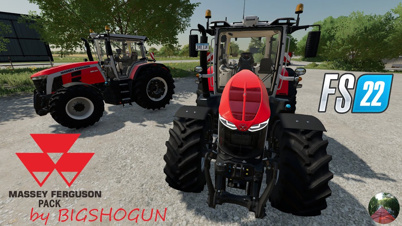 Massey Ferguson Pack by BIGSHOGUN | Prezentacja moda do FS22 | Kuba ...
