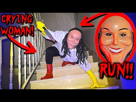 CRYING WOMAN VS PARKOUR POV SHORT HORROR MOVIE (part 16)