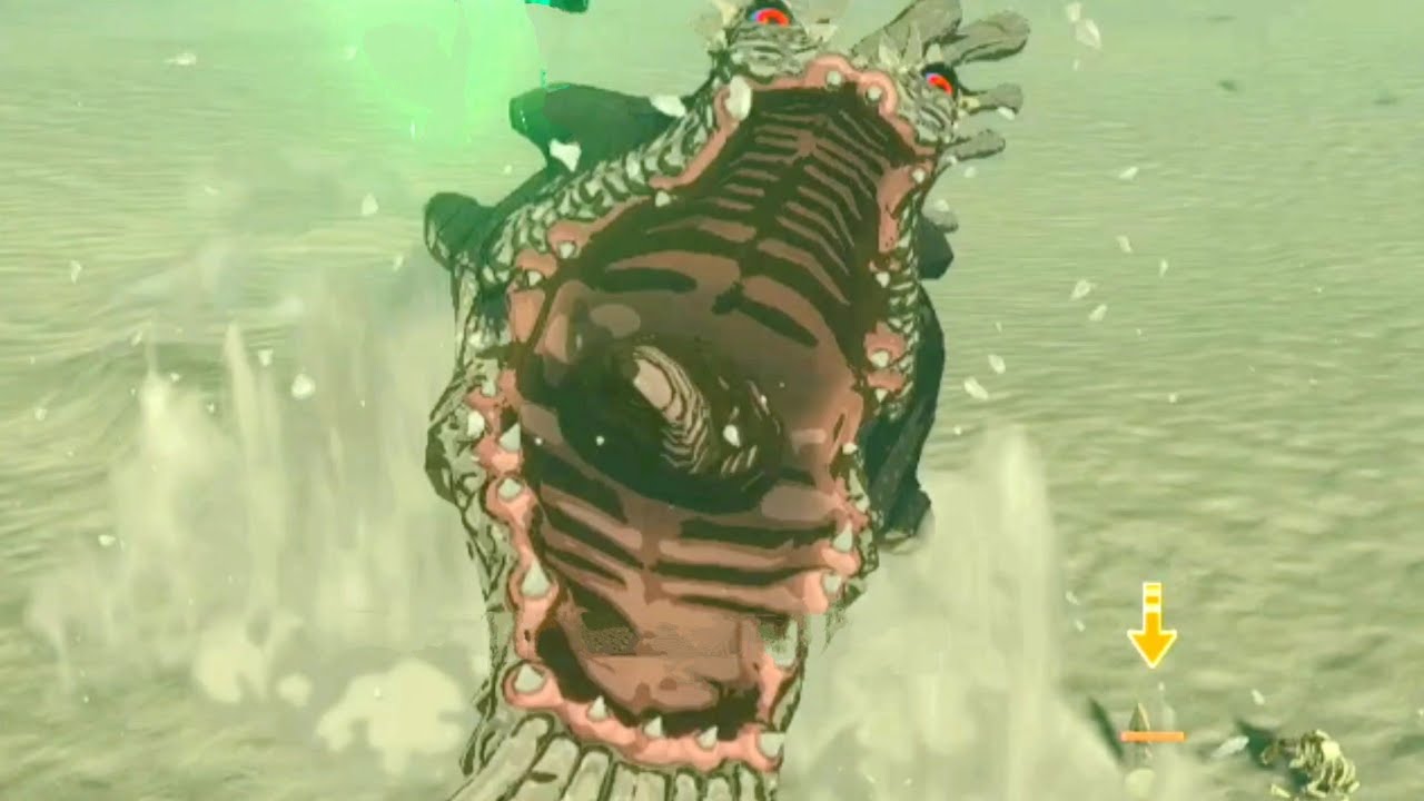 Defeating A Molduga in Zelda Tears Of The Kingdom - YouTube