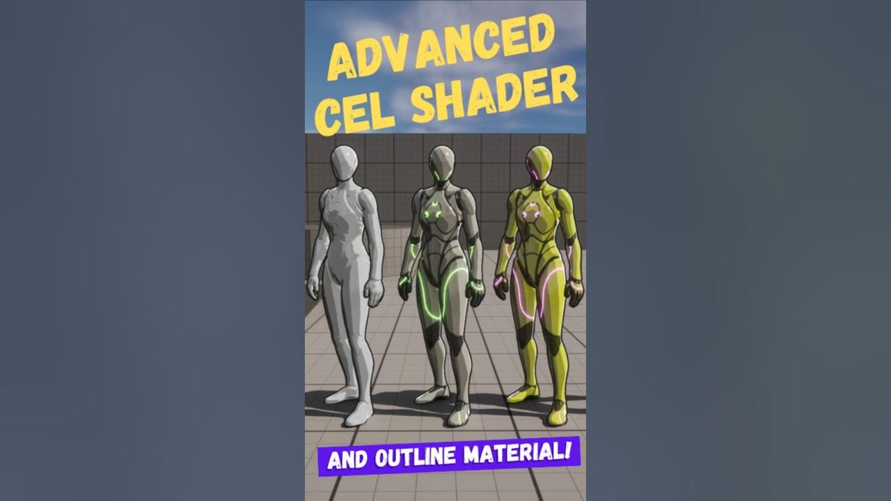 Advanced UE5 Cel Shader Material! - YouTube