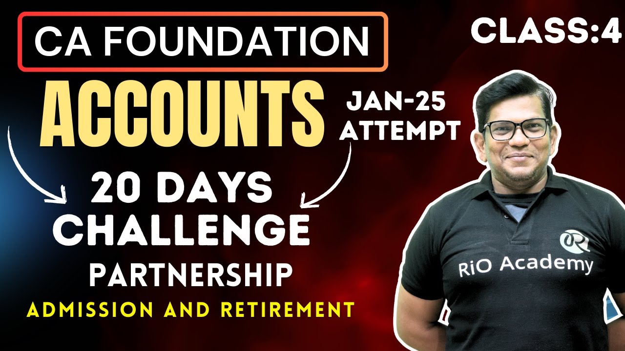 CA Foundation Accounts | partnership revision | complete chapter part-5 ...