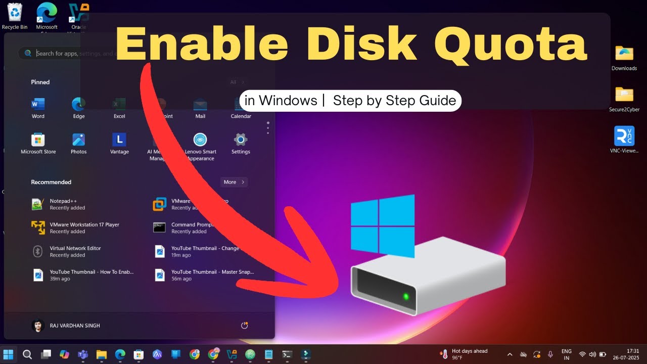 How to Enable Disk Quota in Windows 10/11 | Step-by-Step Guide | Secure ...