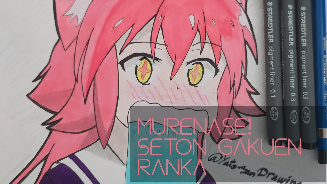 How To Draw #6: Ranka Murenase! Seton Gakuen - YouTube