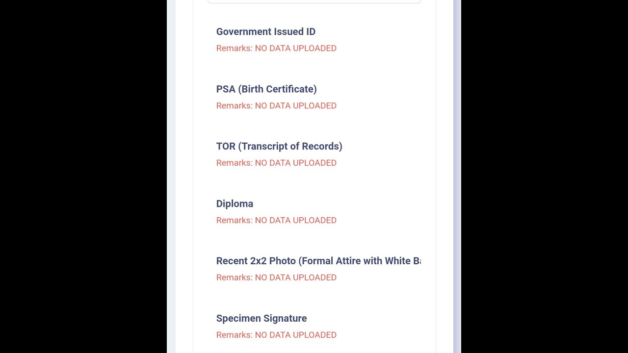 NOERIS-NORIS Napolcom Online Registration Requirements to Upload for ...