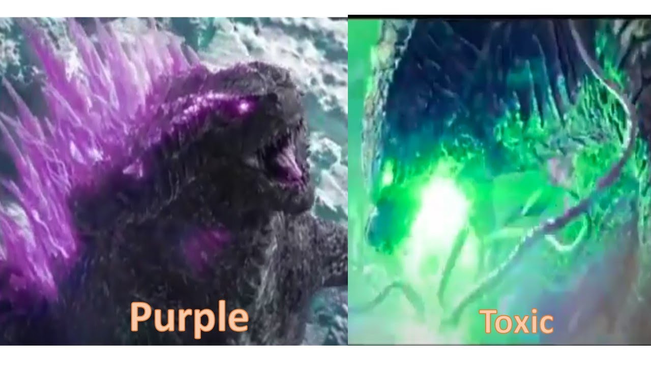 Purple Evolved Godzilla, Toxic Godzilla - GxK - YouTube