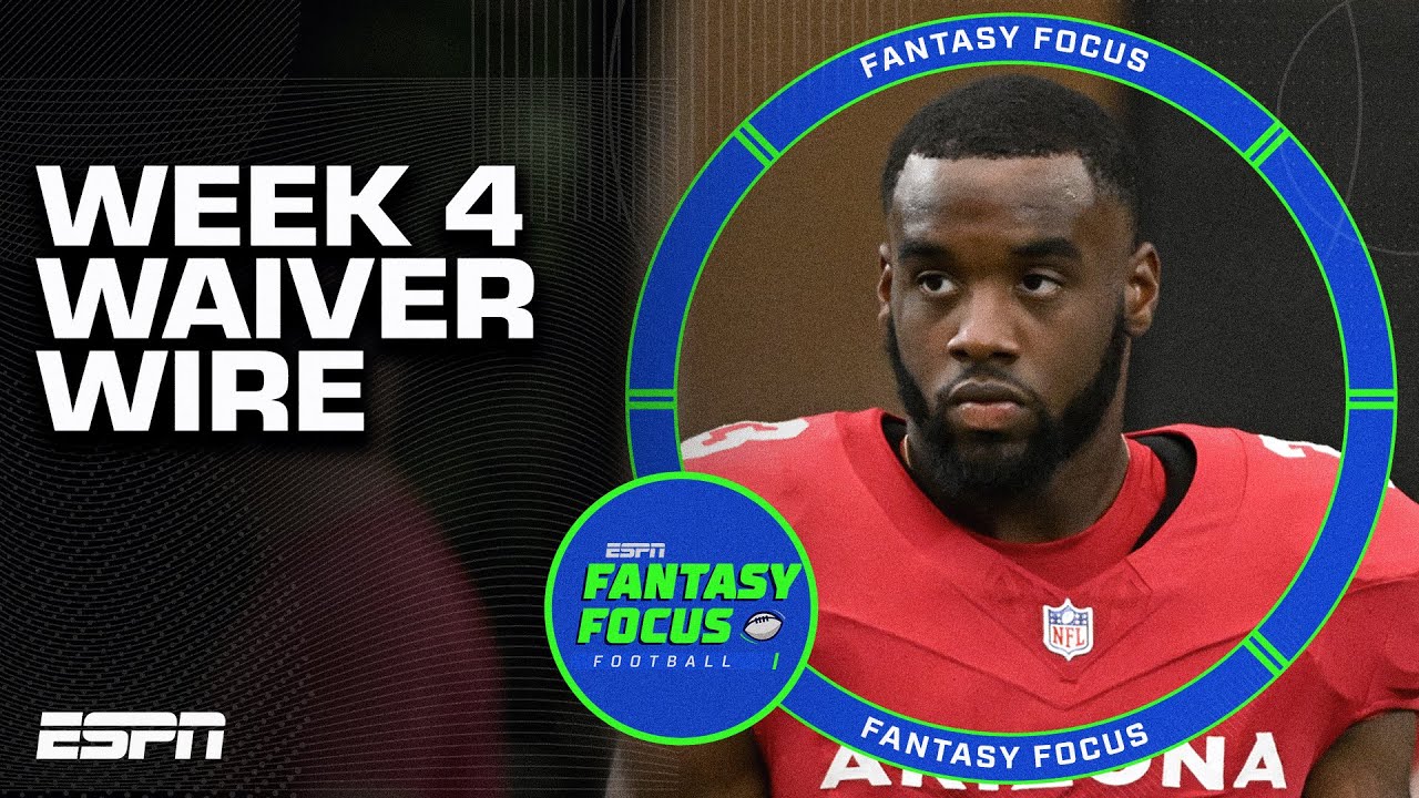 The BEST Waiver Wire Pickups for Week 4 | Fantasy Focus 🏈 - YouTube