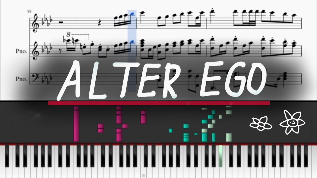 [ARCAEA] Yuta Imai vs Qlarabelle - ALTER EGO | Piano & otamatone or violin cover (midi) - YouTube