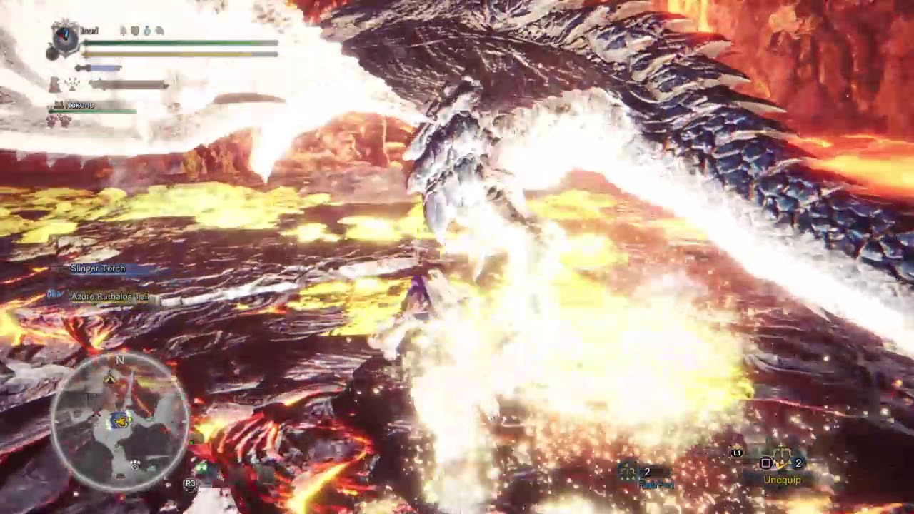 MHWorld: Tempered Azure Rathalos | Dual Blades | 2:43 - YouTube