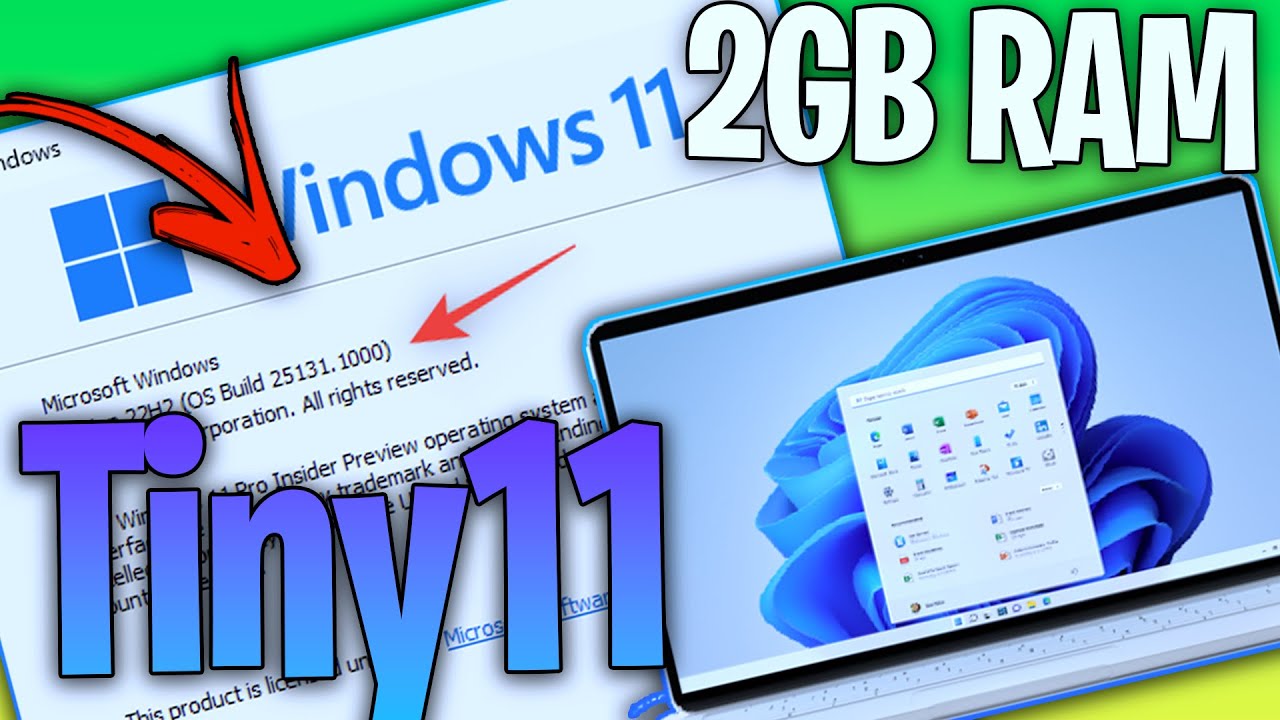 Windows 11 TINY VERSION | SMALLEST WINDOWS 11 CAN GET - YouTube